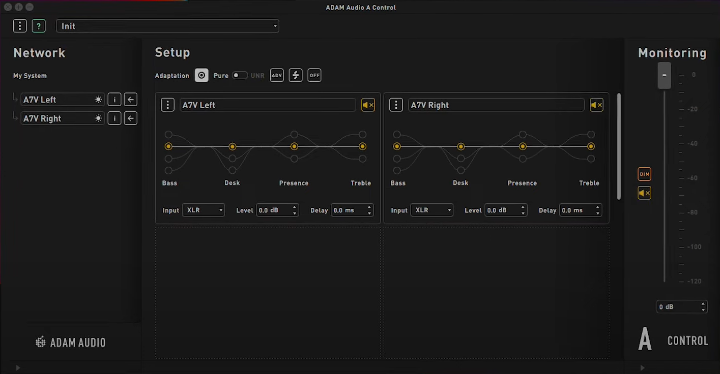 Exporting a calibration profile for ADAM Audio A Series speakers ...